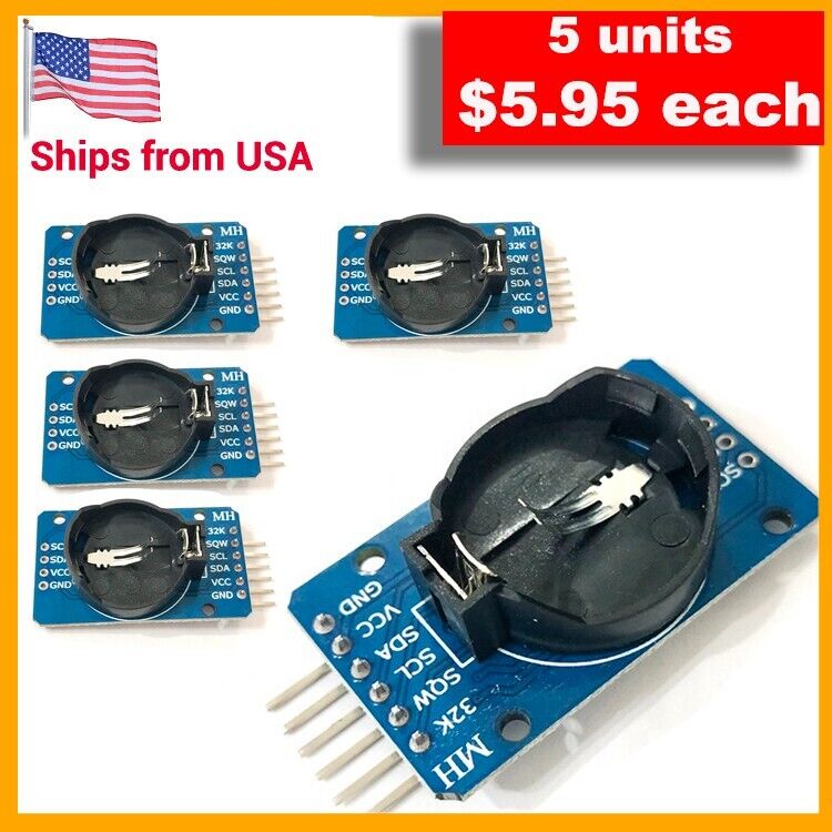 Ds3231 At24c32 Iic Precision Real Time Clock Rtc Memory Module For Ard